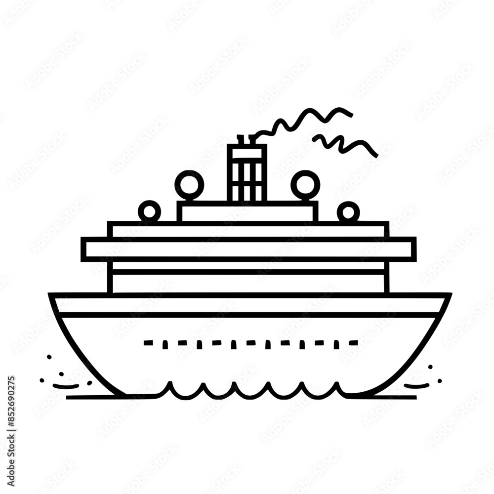 Cruise Ship SVG, Cruise SVG, Transportation Svg, Cruise Boat Svg ...