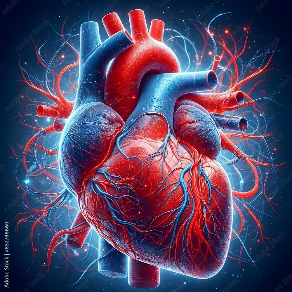 3d rendered illustration of a human heart. The Intricacies of Human ...