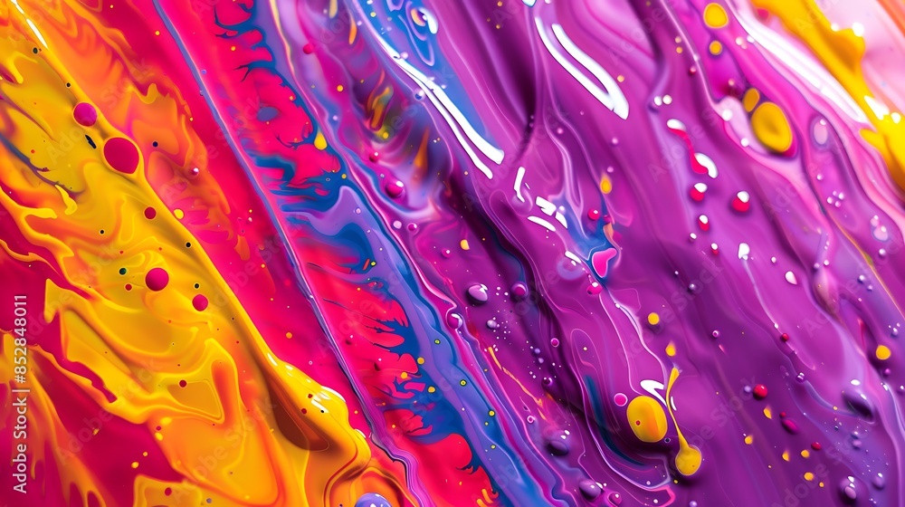 High detail of liquid paint streaks 32k, full ultra HD, high resolution ...