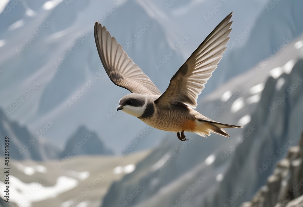 Foto de Alpine Swift Bird. Bird. Birds. Birds flying. Bird in winter ...
