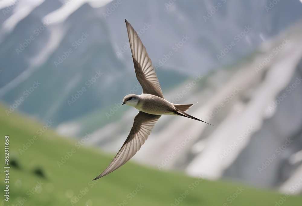 Alpine Swift Bird. Bird. Birds. Birds flying. Bird in winter. Bird logo ...