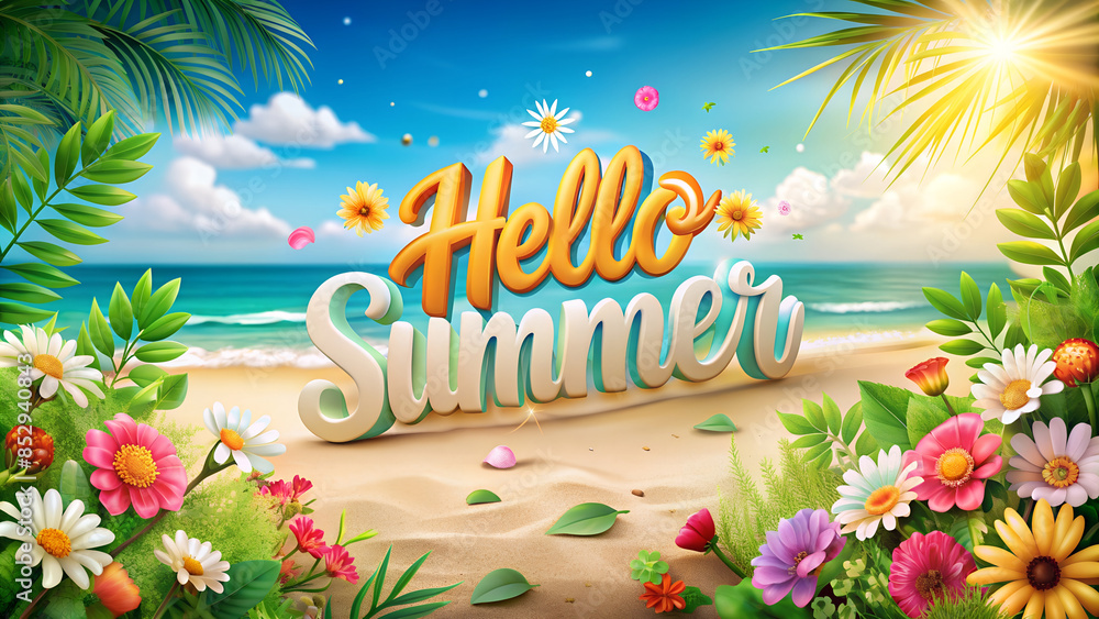 Best Summer Backgrounds for Beach and Tropical Themes Stock Photo ...