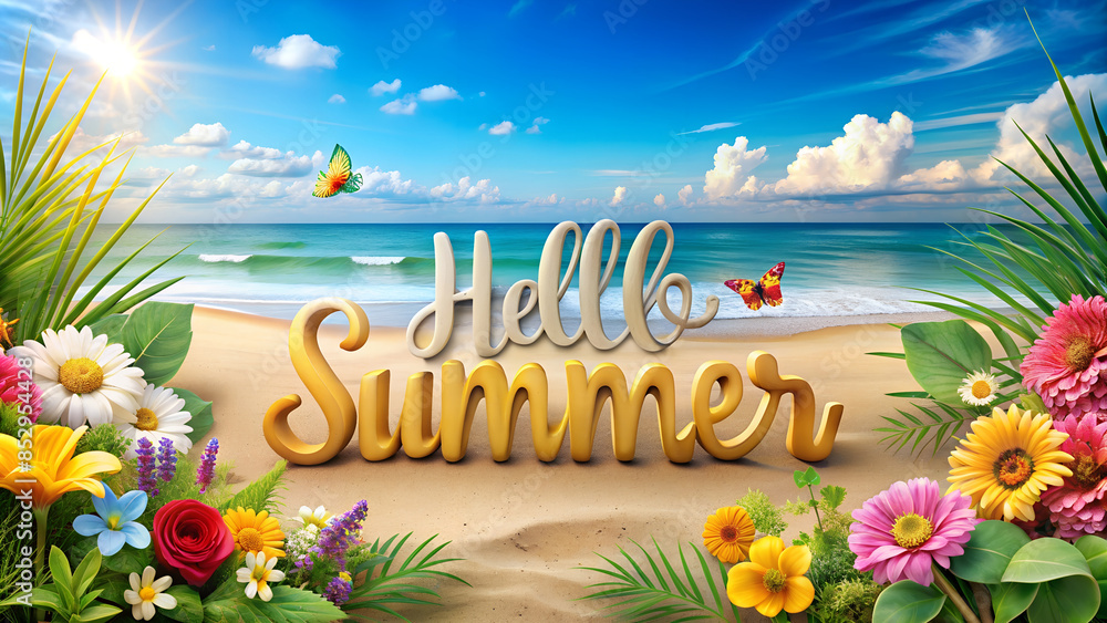 Best Summer Backgrounds for Beach and Tropical Themes Stock ...