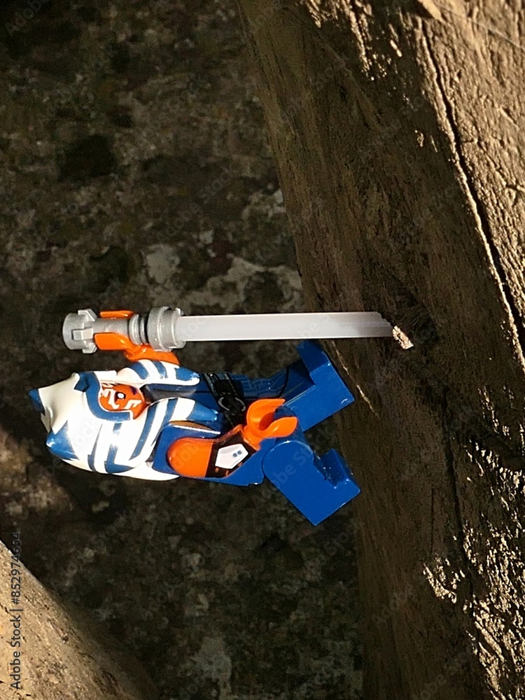 LEGO Star Wars figure of female Togruta Jedi character Ahsoka Tano ...