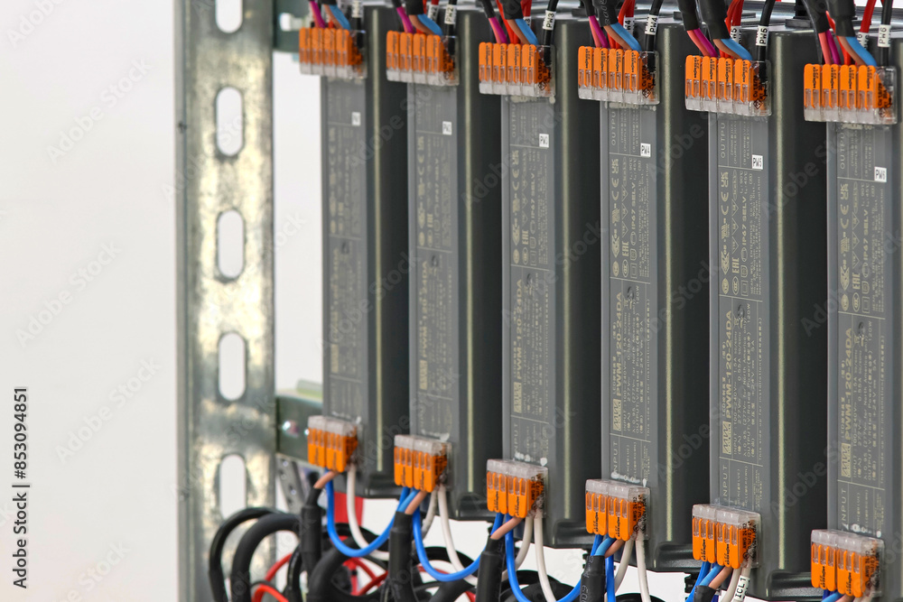 The Mean Well PWM-120-24DA power supply module with dimming via the ...