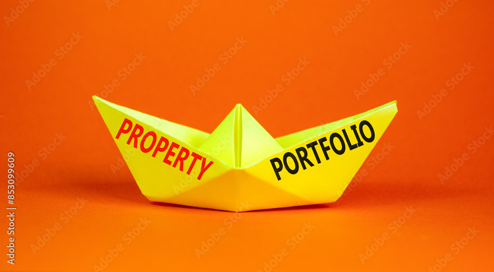 Property portfolio symbol. Concept words Property portfolio on ...