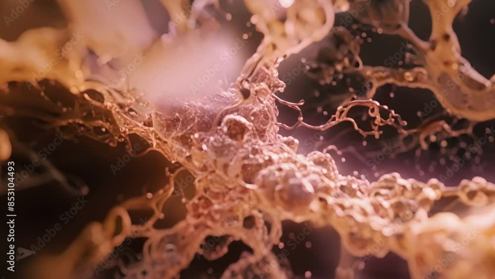 A microscopic animation of the peritubular capillaries the tiny vessels ...