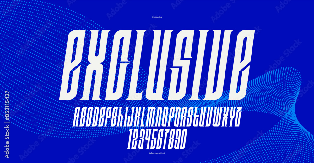 Luxury elegant vector font for logos and emblems, modern letters ...