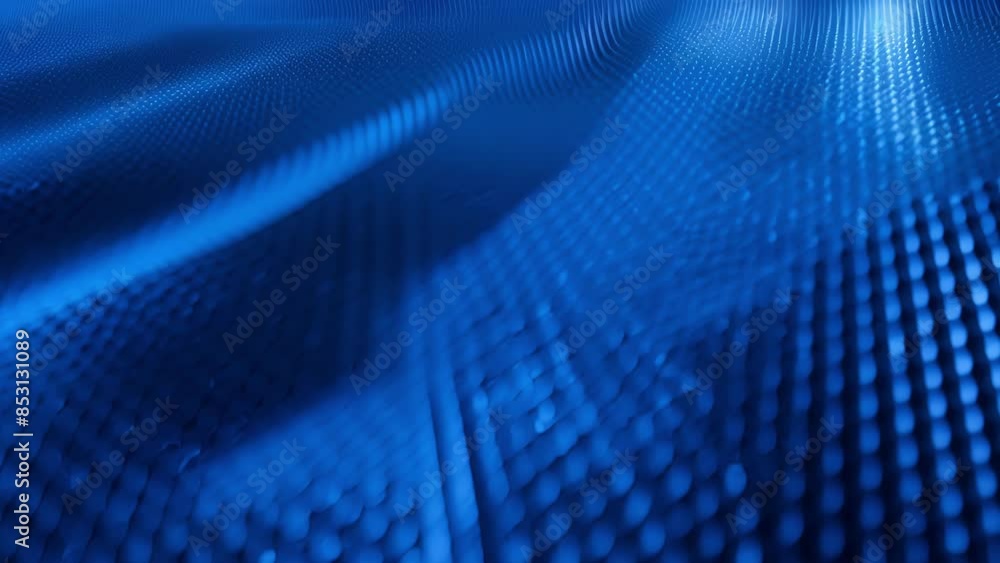 Microscopic view of an LED light panel showcasing the fine grooves and ...