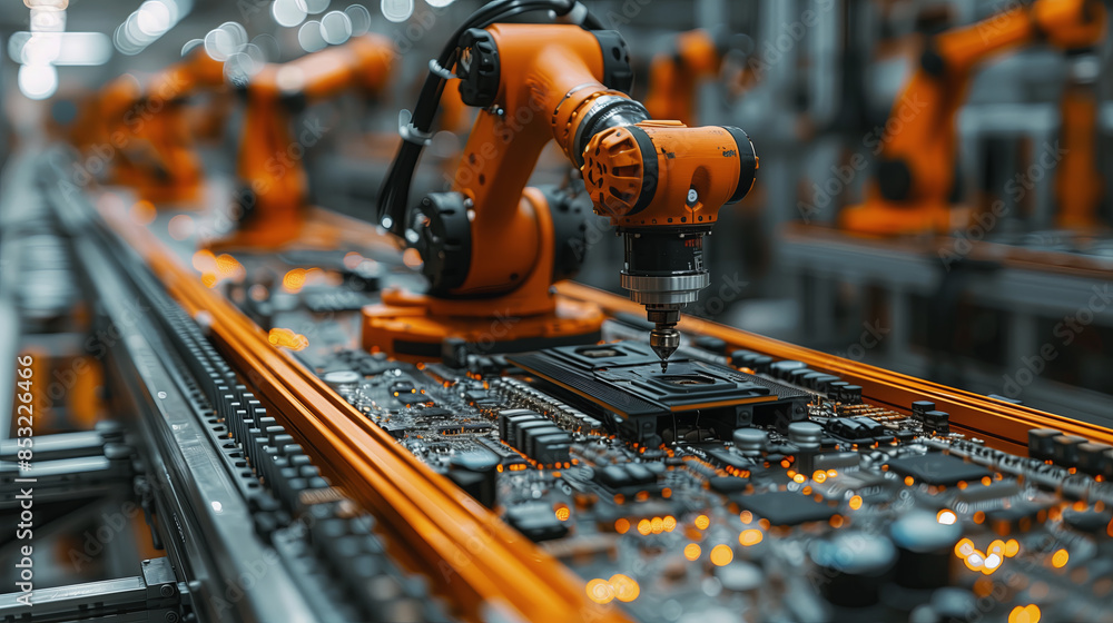 Mass production of high-tech processors and semiconductors on an ...