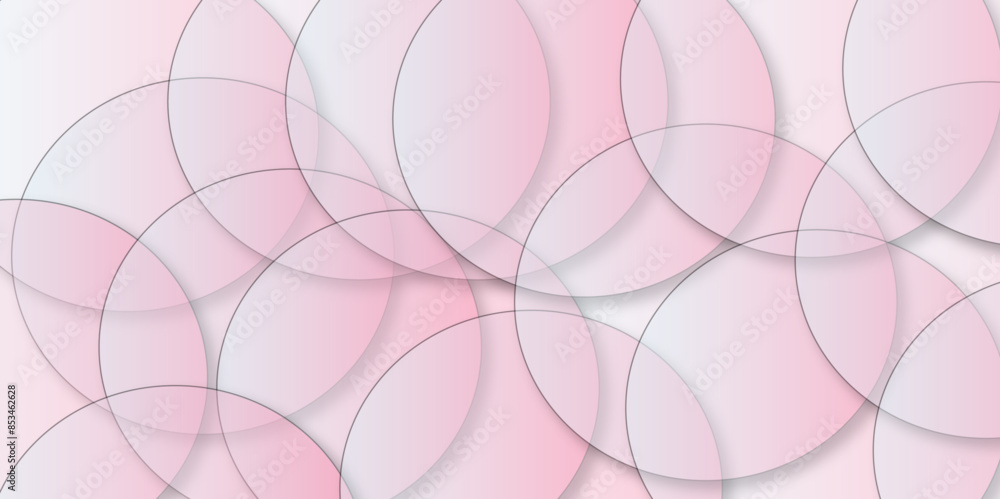 Pale pink background with spheres. Subtle vector pattern. seamless ...