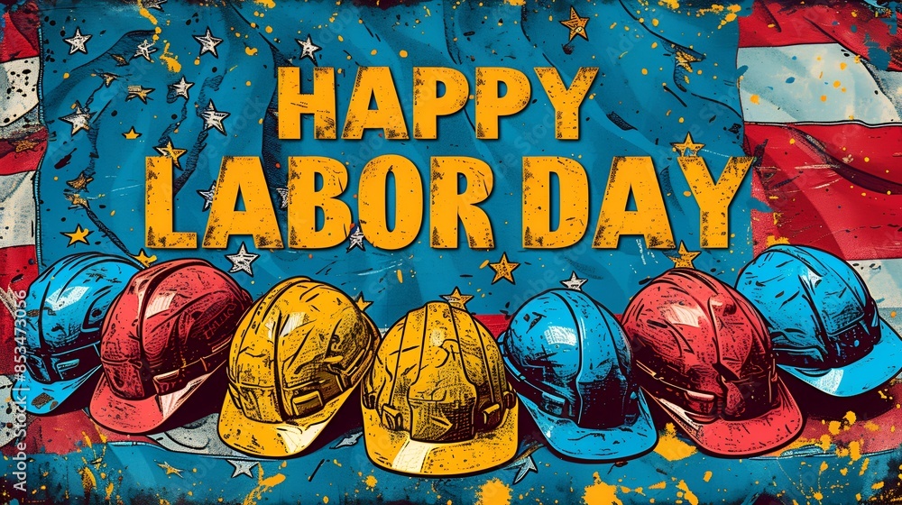 HAPPY LABOR DAY” sign - graphic resource - full screen background ...