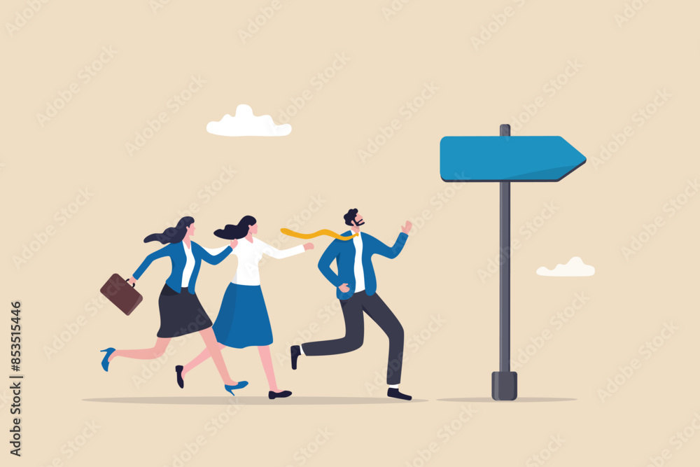 Right direction to success, strategy or plan to go in correct path ...