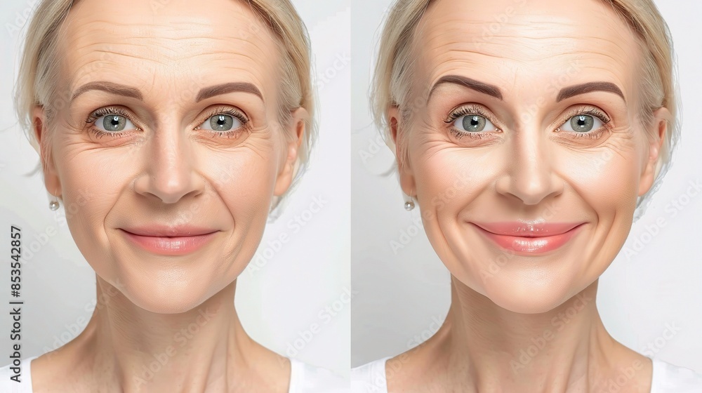 Visual Transformation: A Comparative Chart of Wrinkle Removal Before ...