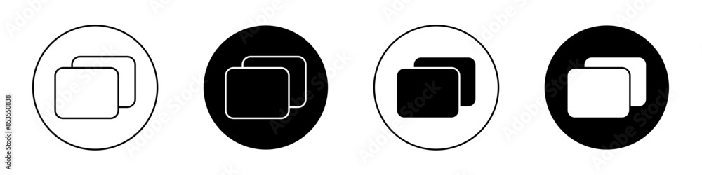 Window Restore Vector Icon Symbol In Flat Style Stock Vector Adobe Stock