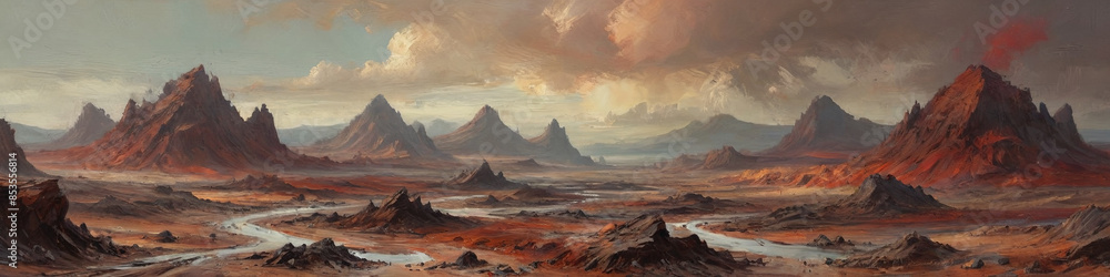 Harsh environments of a barren planet are vividly portrayed through ...