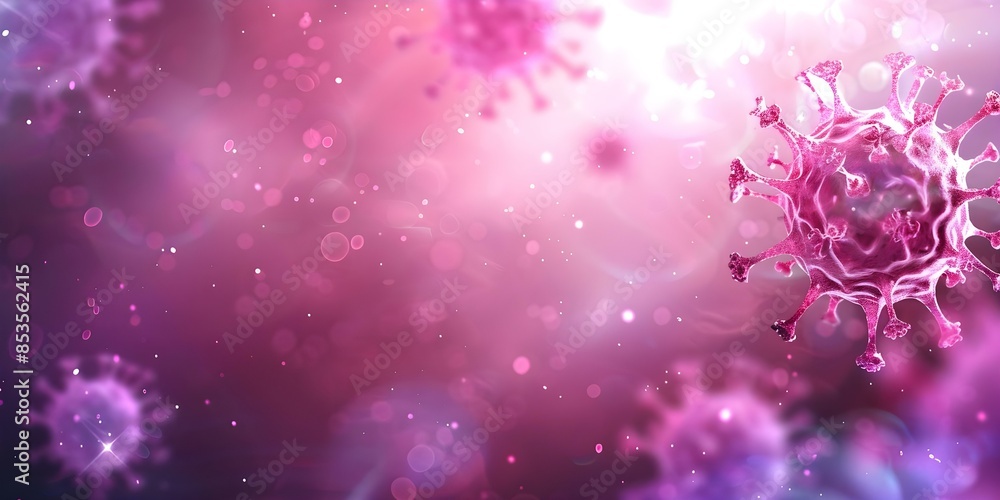4K virtual animation background with looping overlay for COVID-19 and ...
