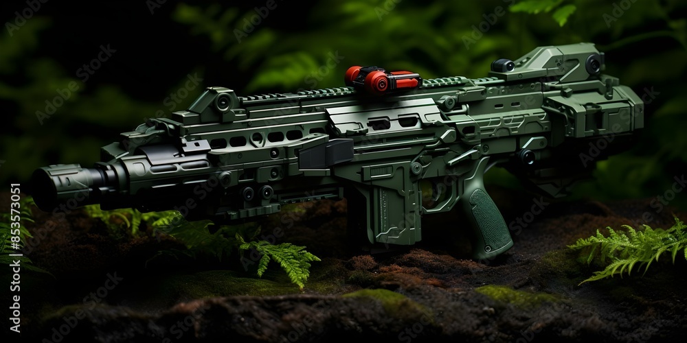 Infantsized toy rifle inspired by special forces military design for ...