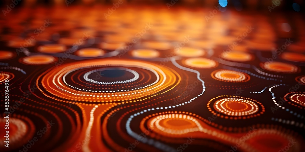 Aboriginal Dot Painting A Reflection of Dreamtime Stories, Land ...
