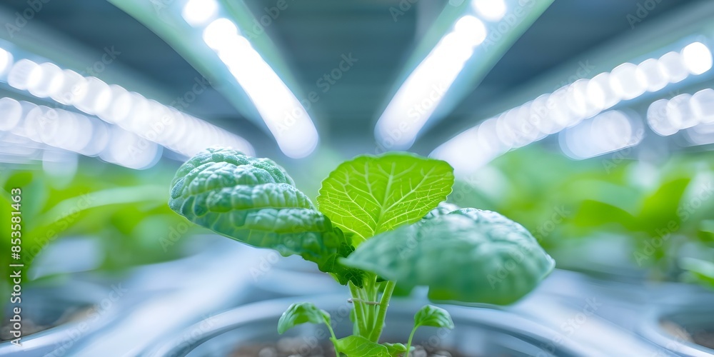 Advanced Technology in Vertical Farming Research Experiment for Plant ...