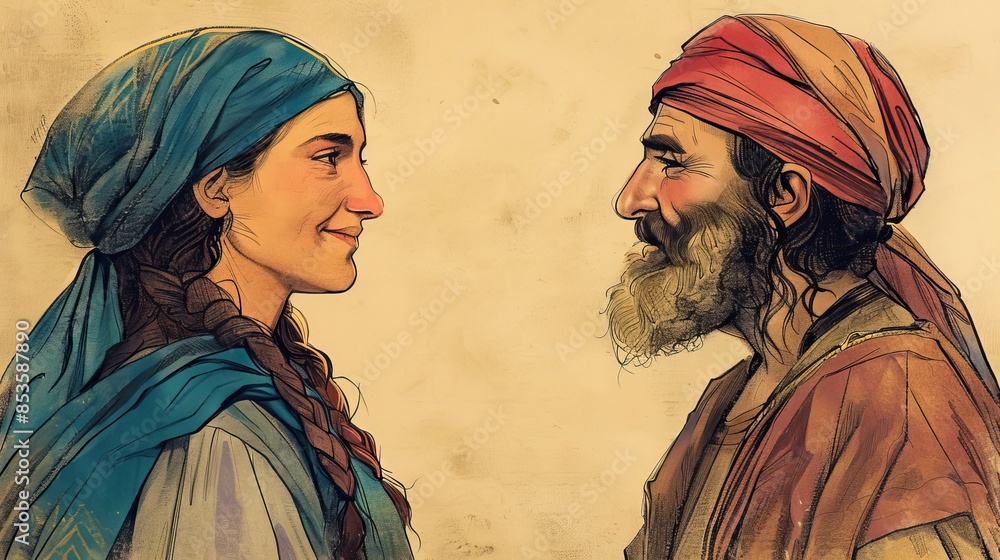 Genesis,The Covenant of Circumcision,Abraham's Joy at the Promise of a ...