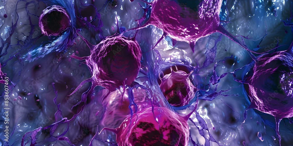 Examining Tumor Cells in Esophageal Cancer Sample Alongside Monocytes ...