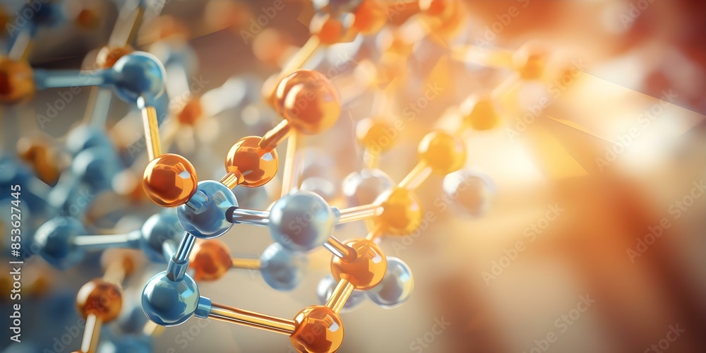 Exploring the 3D Molecular Structure of an Amino Acid Chain in ...
