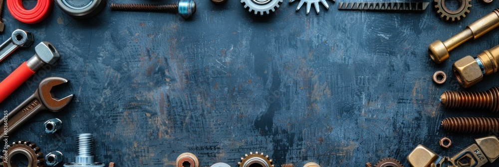 MEP plumbing and repair engineering services banner with mechanical ...