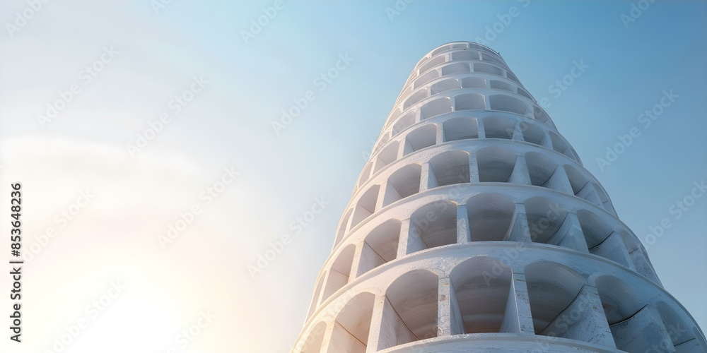 The Tower of Babel A Symbol of Unity in the Bible. Concept Religious ...