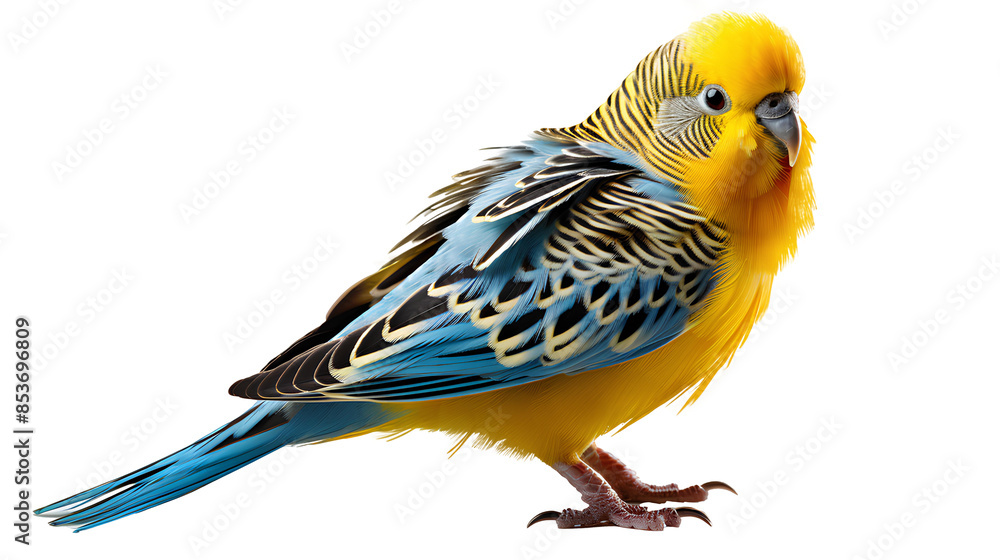 Foto de Budgerigar bird PNG. Colorful bird with luscious feathers PNG ...