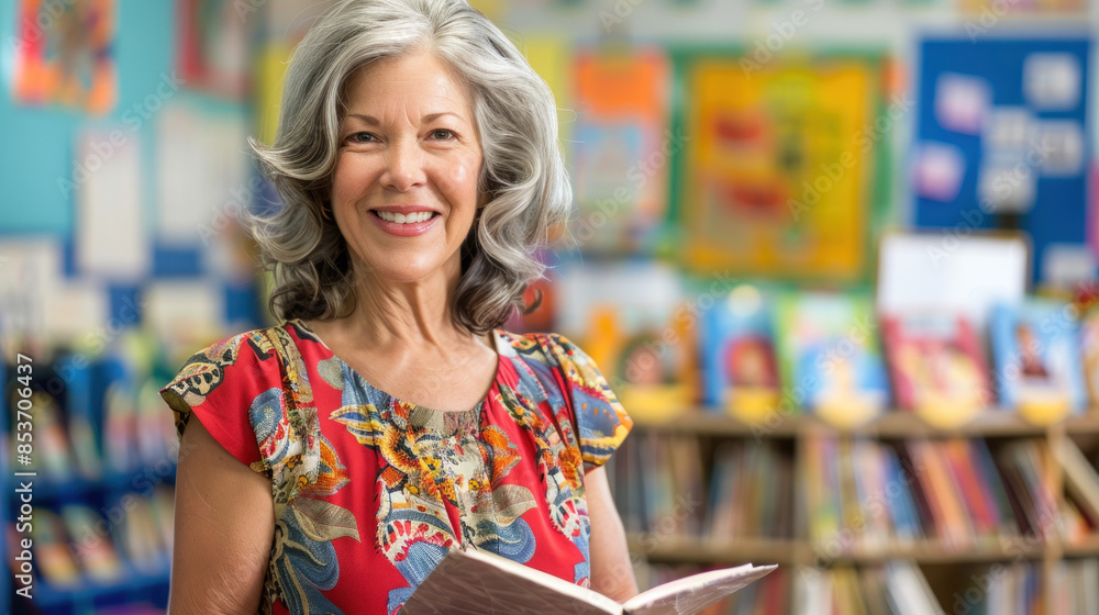 Promotional Photography of Female Teacher, Professional Environment ...
