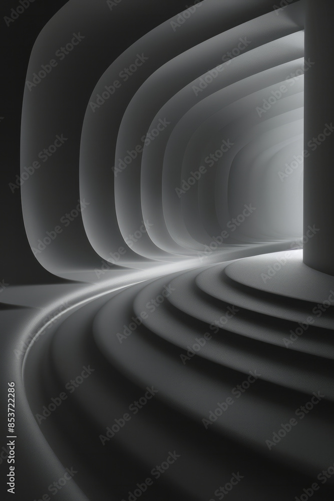 Simple depiction of a series of parallel lines that appear to warp and ...