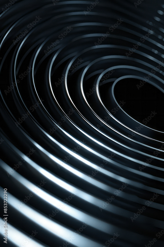 Simple depiction of a series of parallel lines that appear to warp and ...