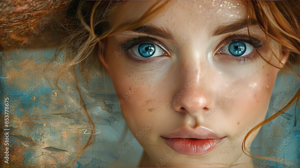 Classic Portraits with Digital Overlays: Create a background with ...