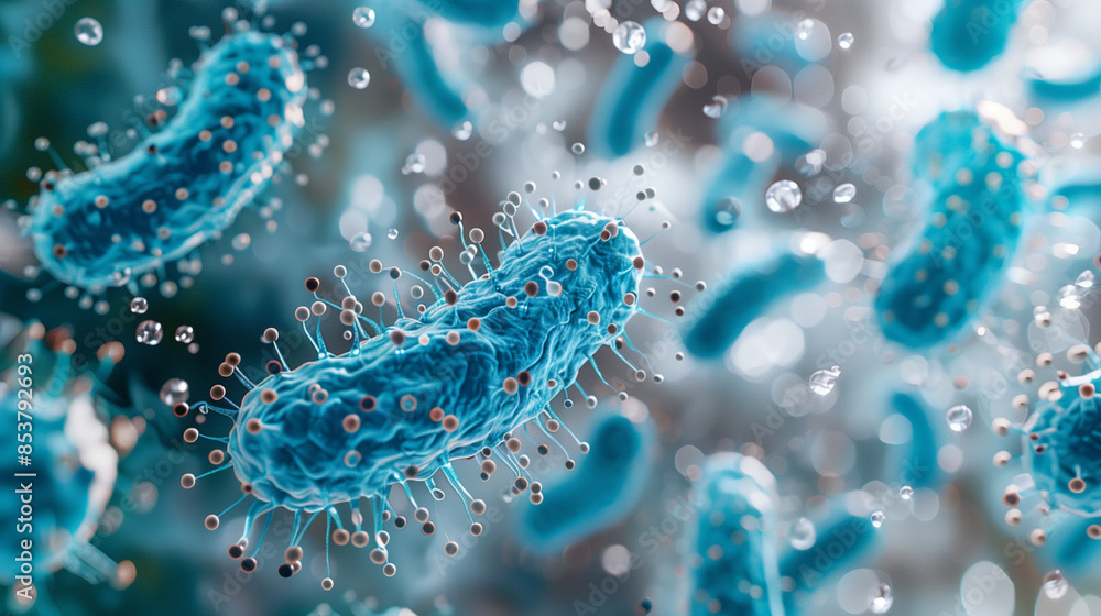 Bacterium (bacteries, bacteria, microbiome, cells, bacterie) infection ...