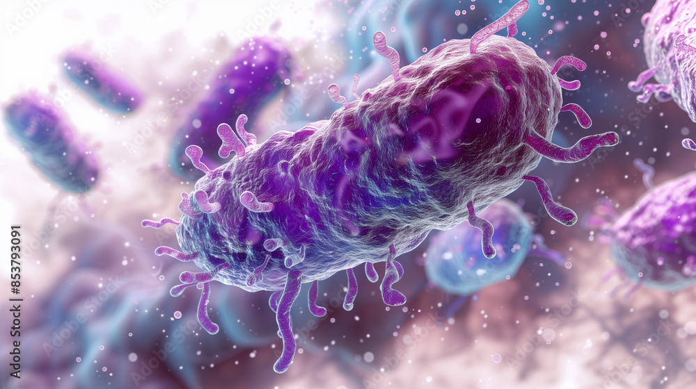 Bacterium (bacteries, bacteria, microbiome, cells, bacterie) infection ...