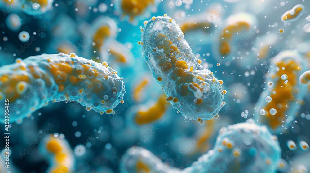 Bacterium (bacteries, bacteria, microbiome, cells, bacterie) infection ...