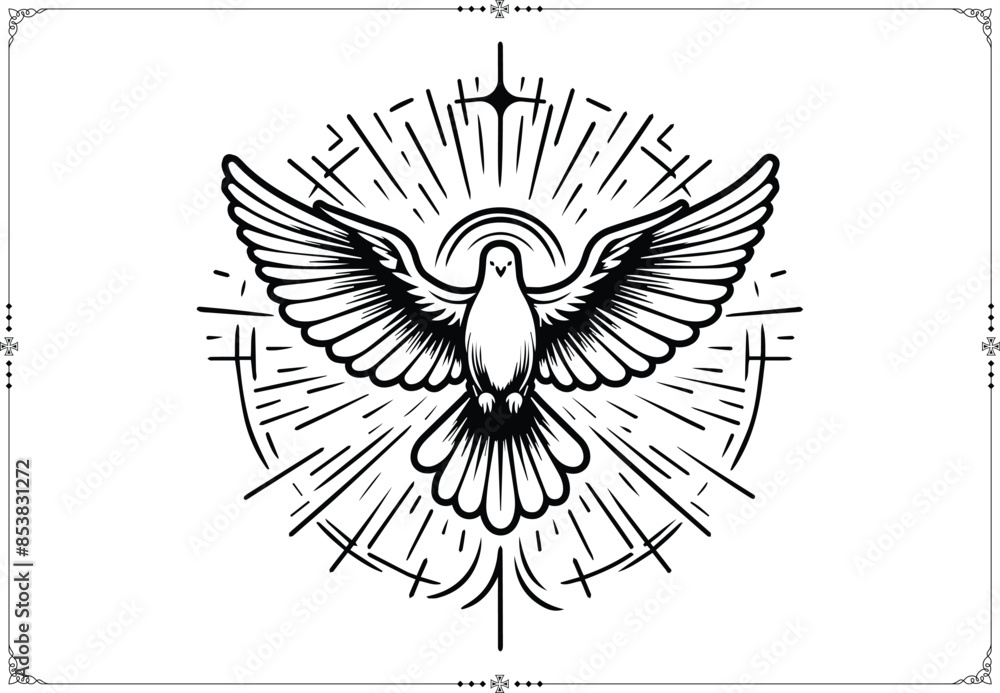 Vetor de Holy Spirit - Vector Illustration do Stock | Adobe Stock