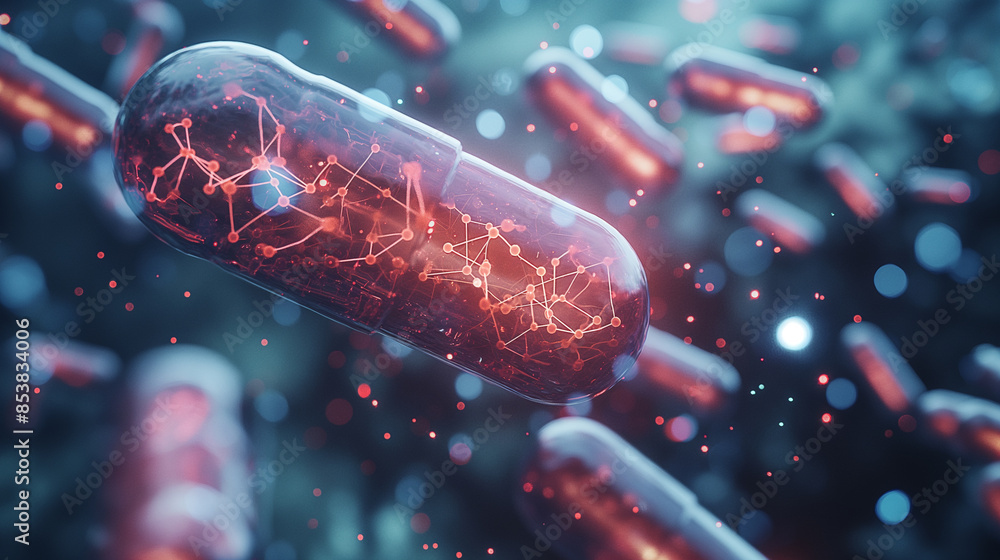Visualization of drug delivery system using synthetic polymers, with ...