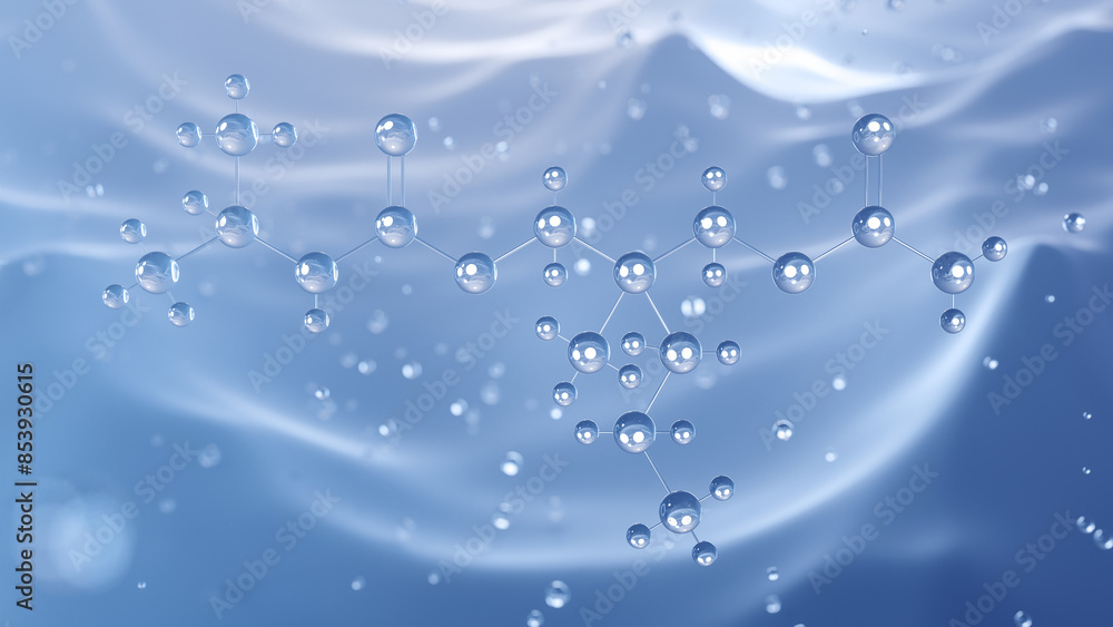 carisoprodol molecular structure, 3d model molecule, muscle relaxants ...