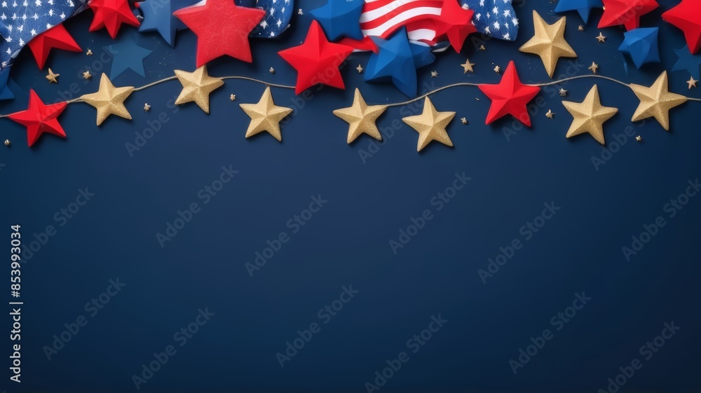 Fourth of July background. 4th of July or Memorial Day background, July ...