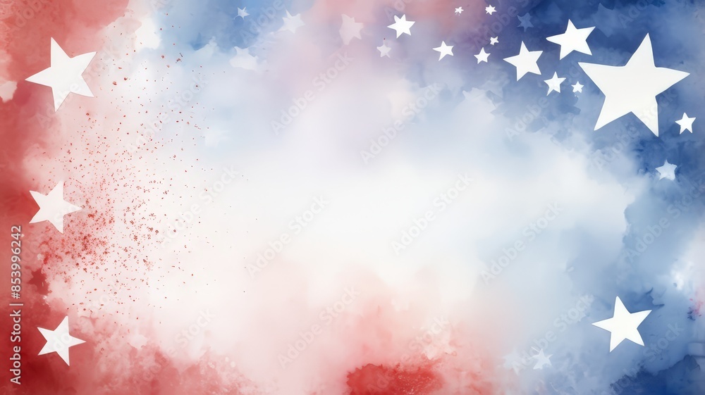 Fourth of July background. 4th of July or Memorial Day background, July ...