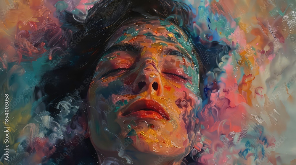 soul paint identity dream colours face design texture creative ...