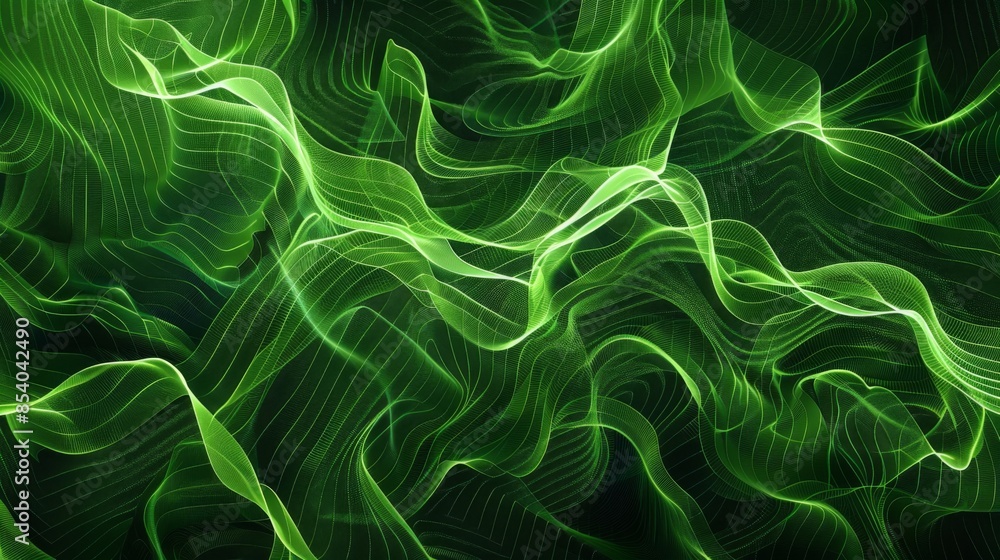 Abstract green wallpaper , Organic green lines wallpaper , Green line ...