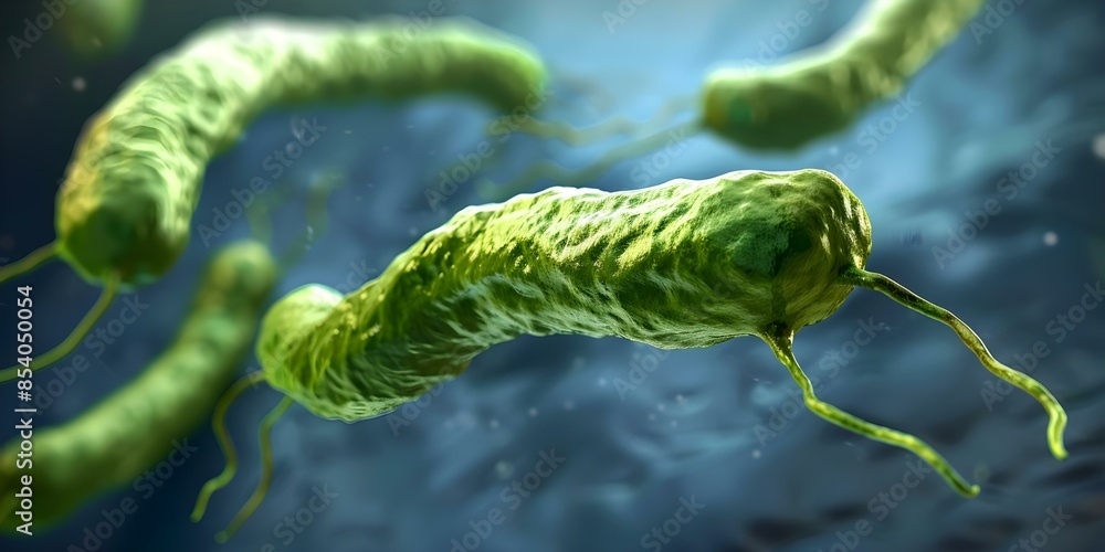 Connection between H pylori bacteria and stomach ulcers and gastritis ...