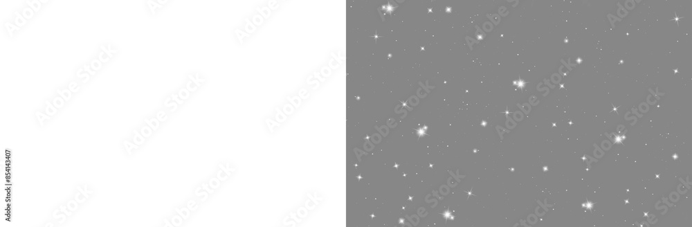 Moon, star, stars, sparkles, falling star, isolated on transparent ...