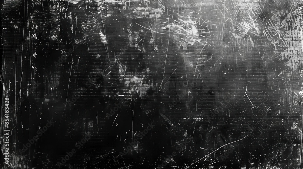grunge dark screen texture with scratches dust and faded effect overlay ...