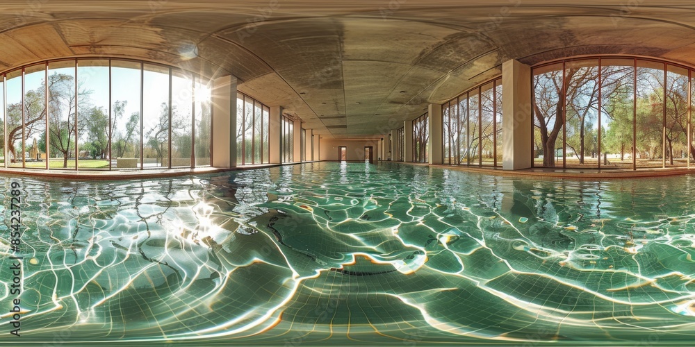 An immersive 360-degree panorama of a sustainable water management ...