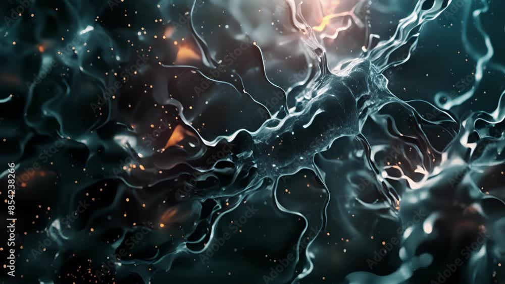 The accumulation of unfolded proteins in the ER indicated by distortion ...