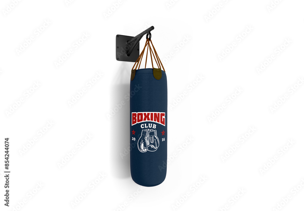 Punching Boxing Bag Mockup Stock Template | Adobe Stock